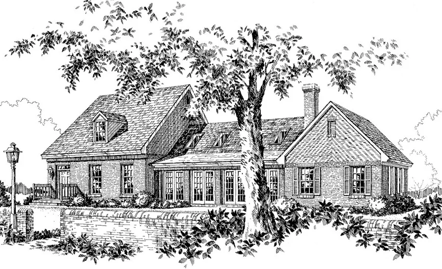 House In Three Parts House Plan | Southern Living House Plans